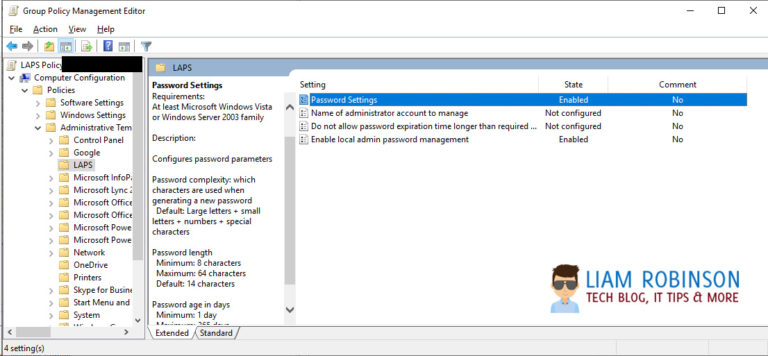 How to install and setup LAPS on a Windows Domain - Tech Blog, News ...
