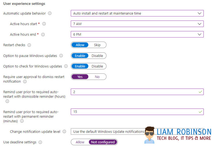 Configuring Windows 10 Update Rings in Intune/MEM - Tech Blog, News ...