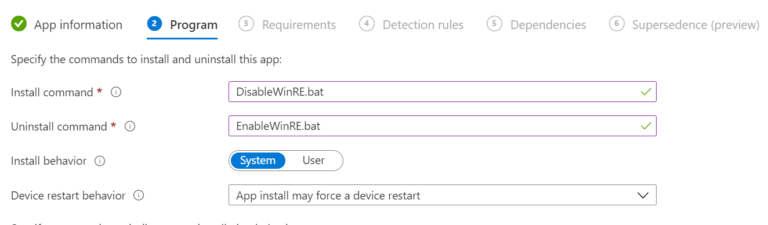 How to disable Windows Recovery (Factory Reset) via Intune - Tech Blog ...