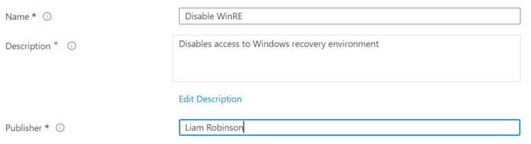 How to disable Windows Recovery (Factory Reset) via Intune - Tech Blog ...