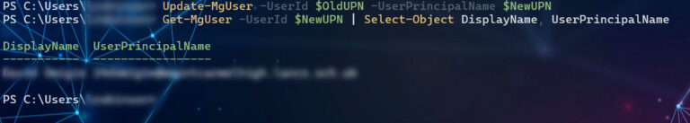 How to change username (UPN) in Microsoft365 using Powershell - Tech ...